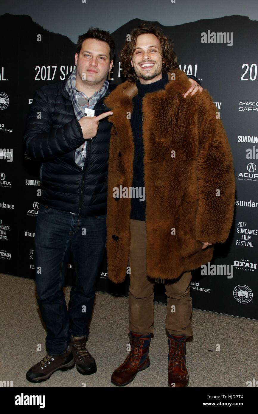 Park City, Utah, USA. 24th Jan, 2017. Michael Pruss, Matthew Gray ...