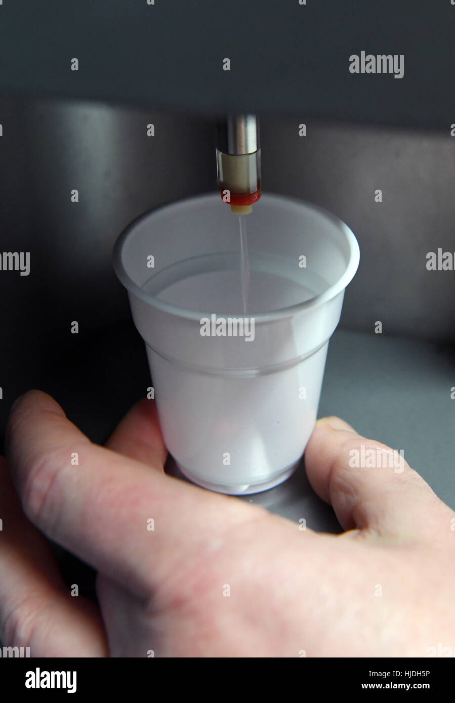 A methadone machine fills up a dosis at a medical praxis in Karlsruhe ...