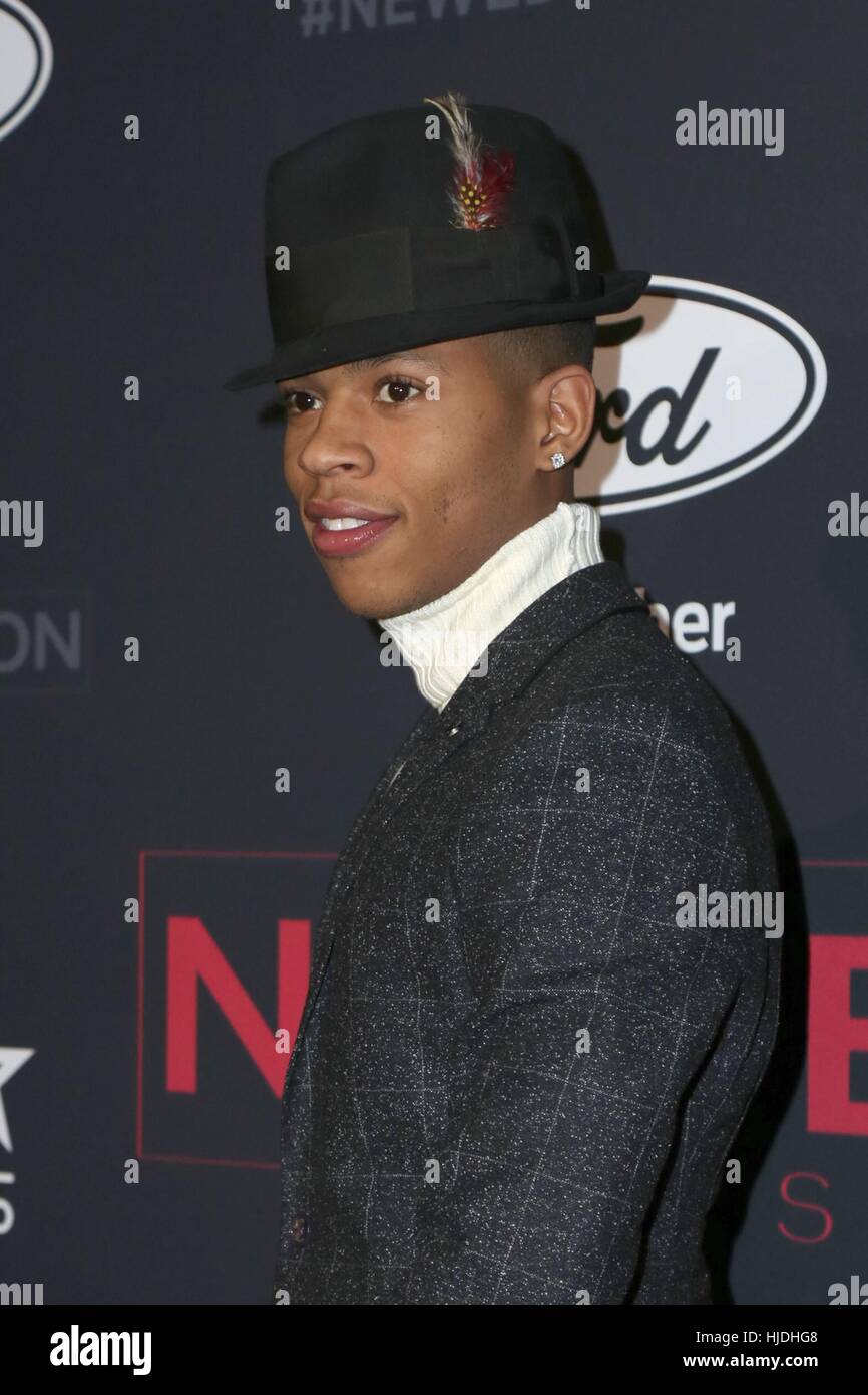 Bryshere Y. Gray at arrivals for BET's THE NEW EDITION STORY Premiere ...