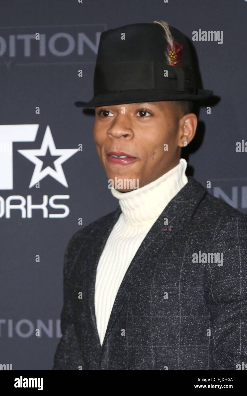 Bryshere Y. Gray at arrivals for BET's THE NEW EDITION STORY Premiere ...