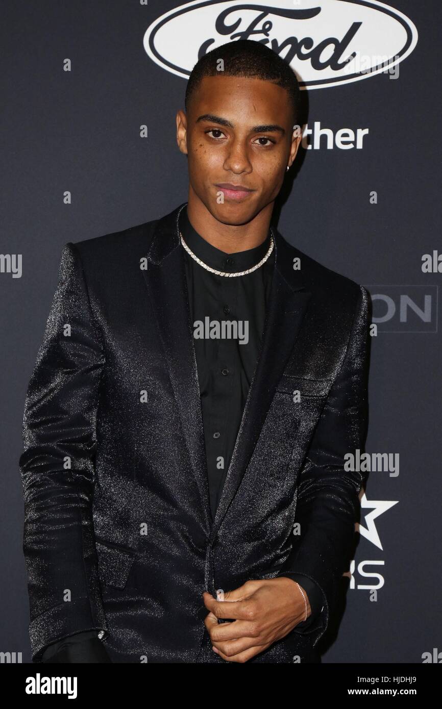 Los Angeles, CA, USA. 23rd Jan, 2017. Keith Powers at arrivals for BET ...