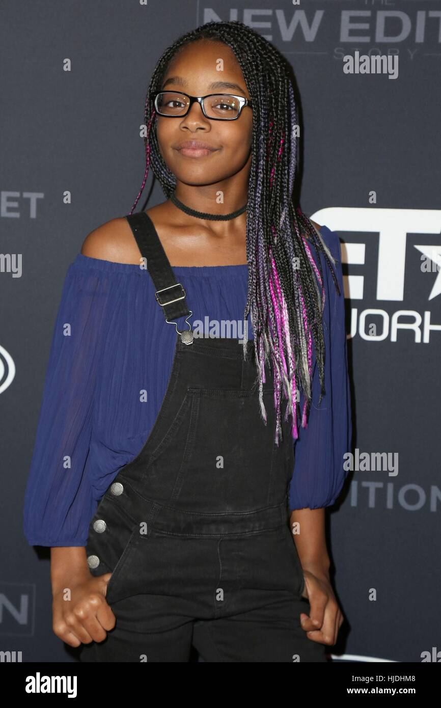 Los Angeles, CA, USA. 23rd Jan, 2017. Marsai Martin at arrivals for BET ...
