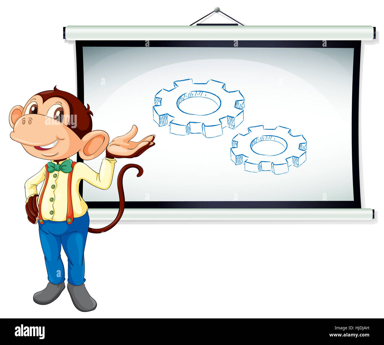 gesture, present, indicate, show, presentation, board, object, isolated ...