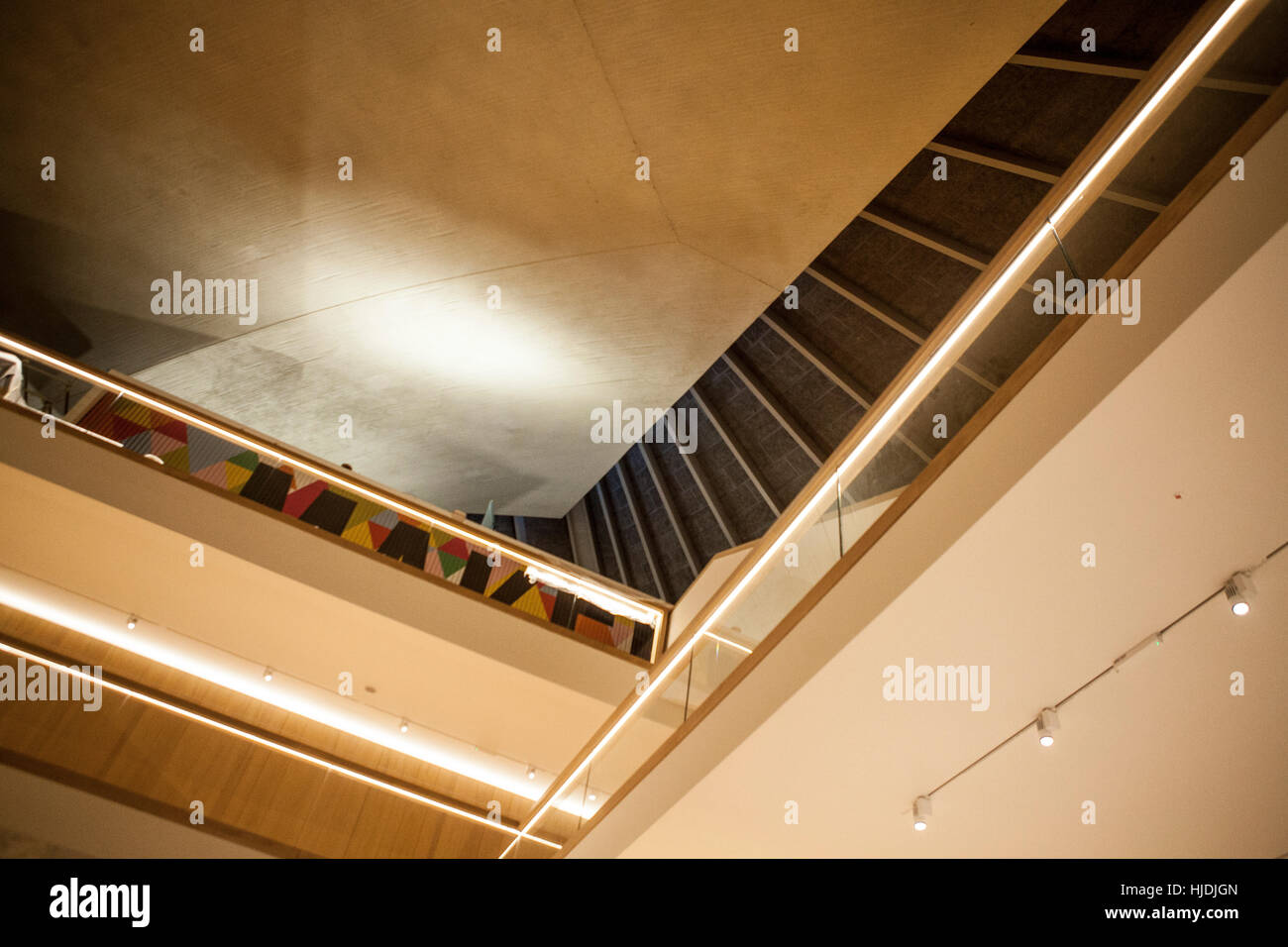 The Atrium in the new Design Museum designed by the architect John ...