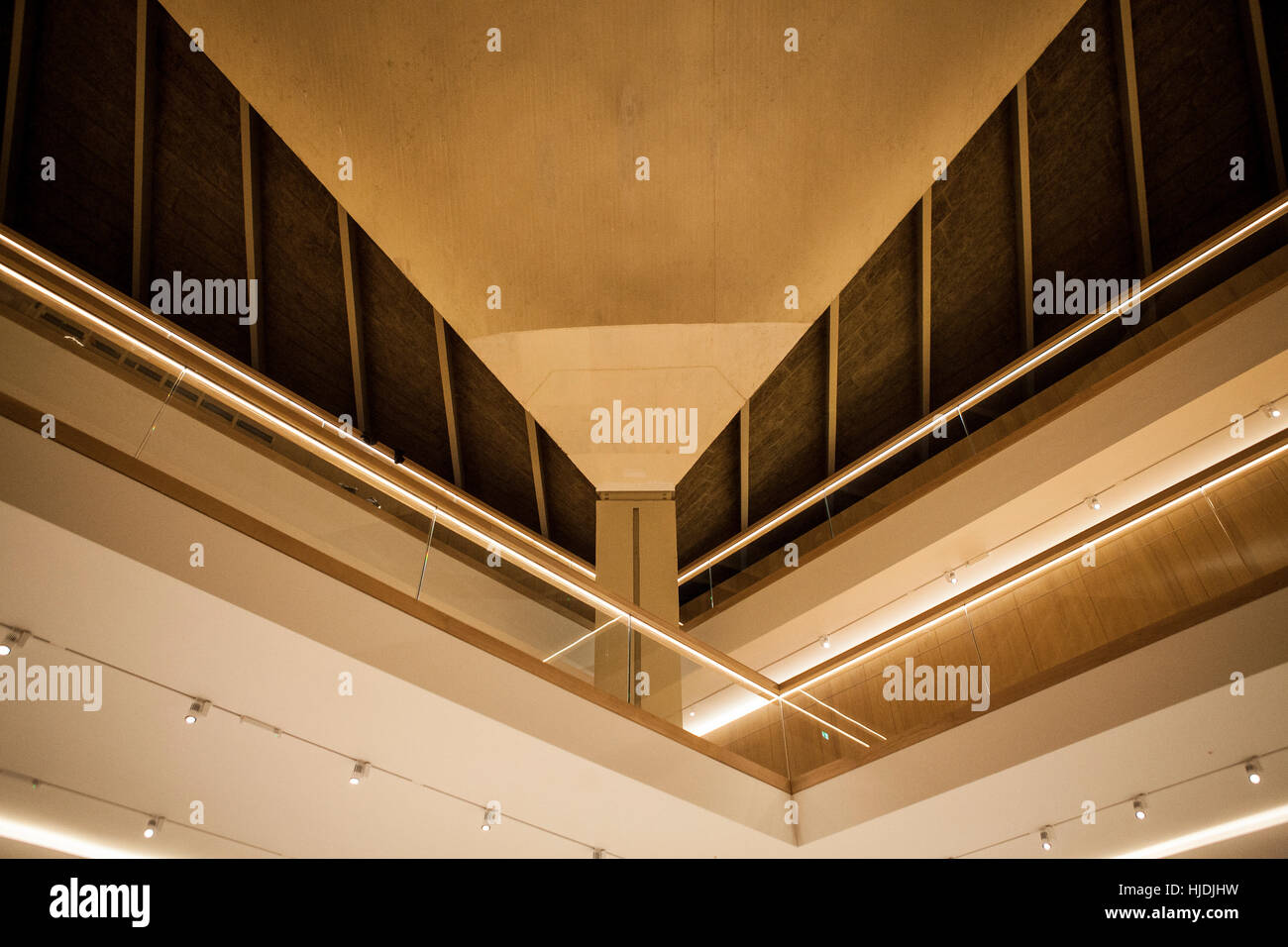 The Atrium in the new Design Museum designed by the architect John ...