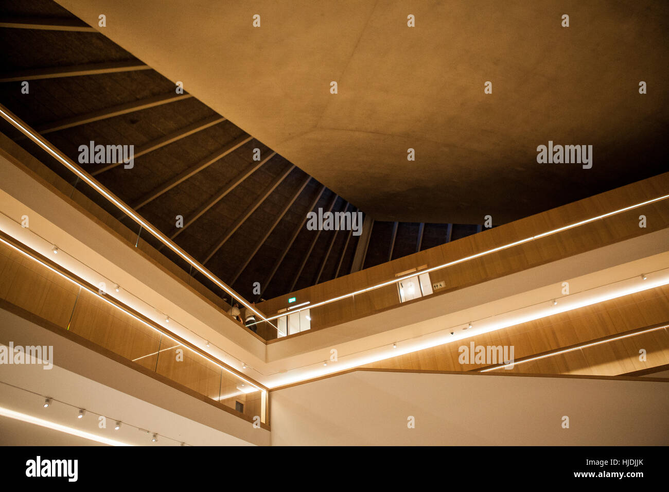 The Atrium in the new Design Museum designed by the architect John ...