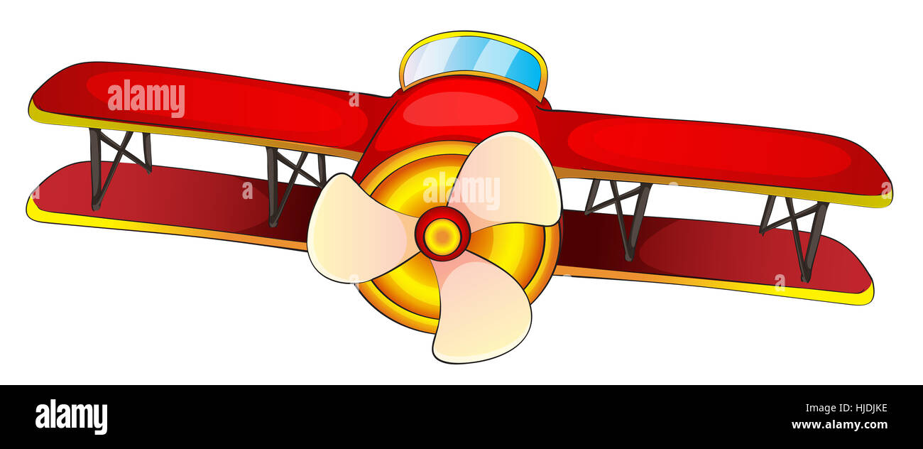 object, single, isolated, colour, graphic, propeller, vintage ...