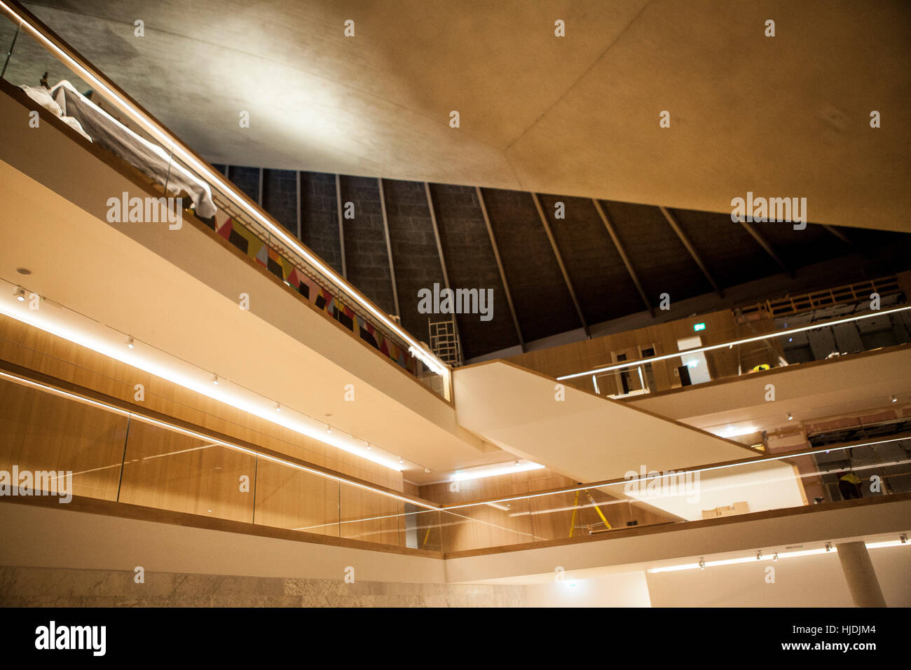 The Atrium in the new Design Museum designed by the architect John ...