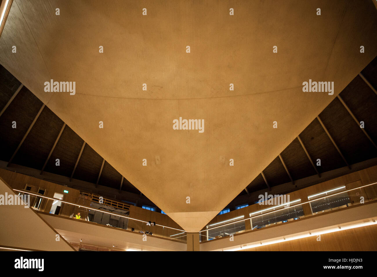 The Atrium in the new Design Museum designed by the architect John ...