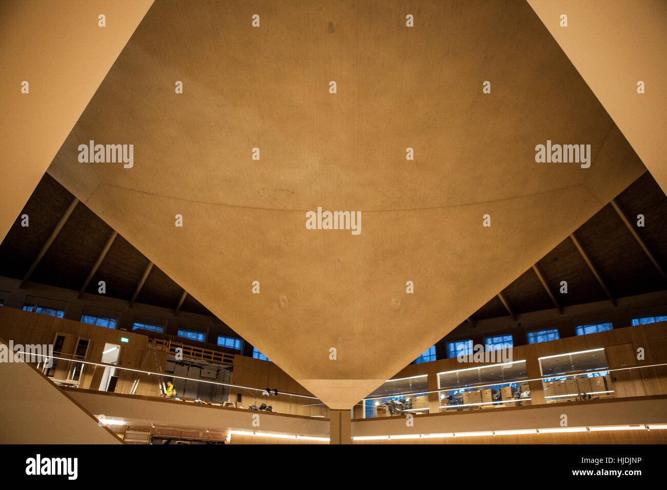 The Atrium in the new Design Museum designed by the architect John ...