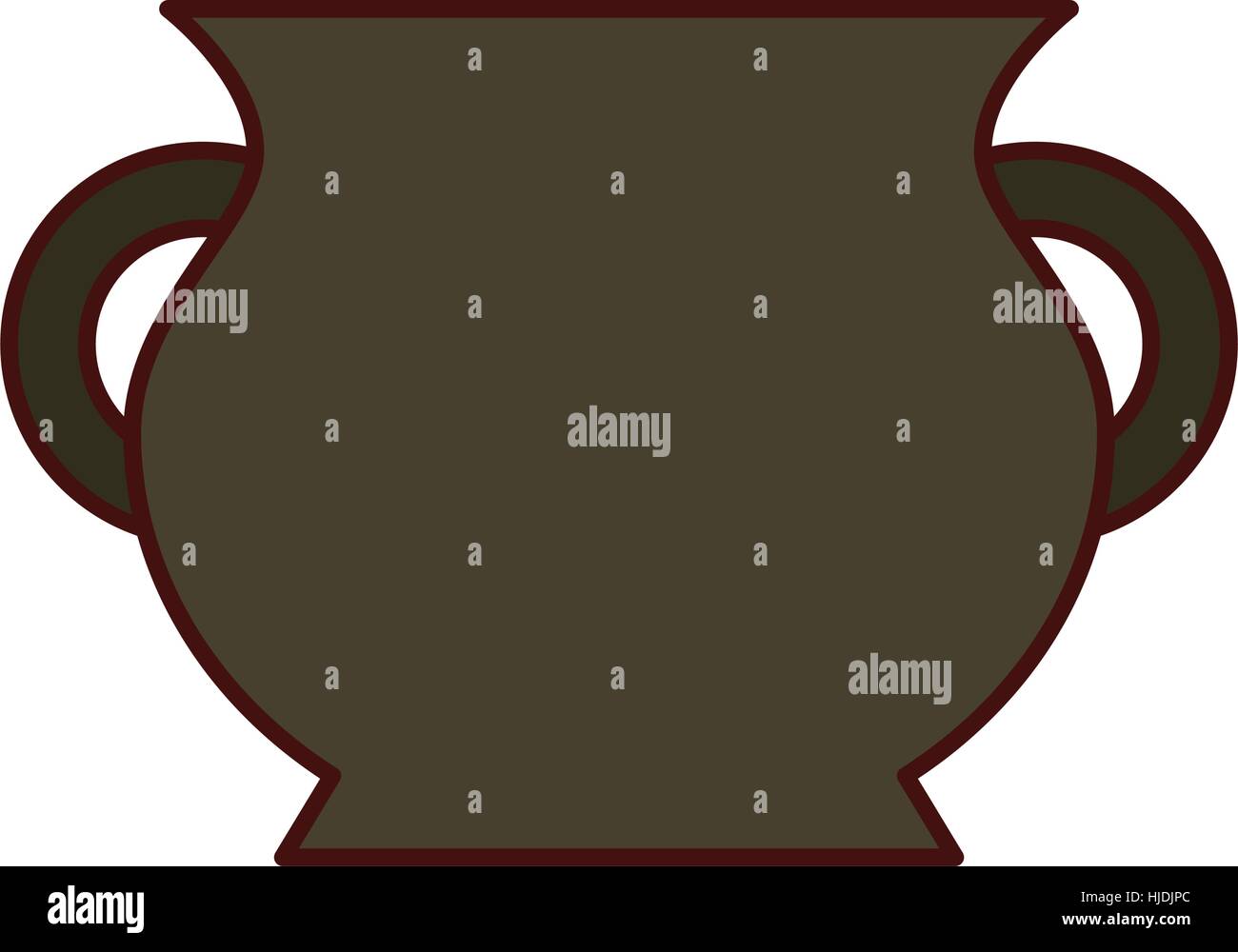 Broken jar and object Stock Vector Images - Alamy