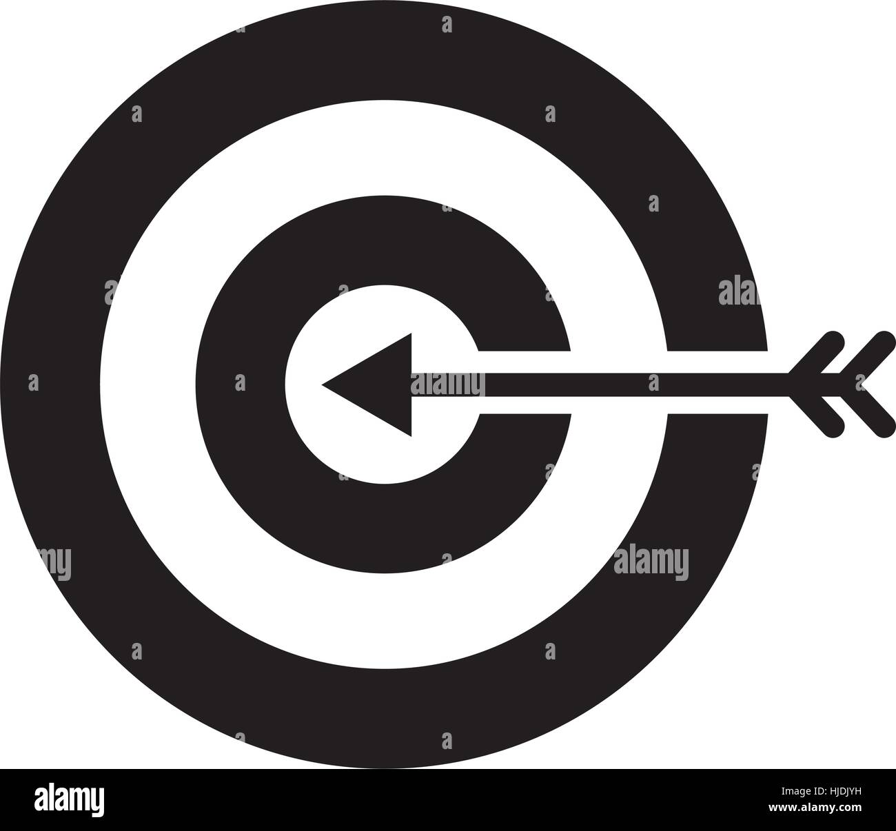 target arrow success isolated icon Stock Vector Image & Art - Alamy