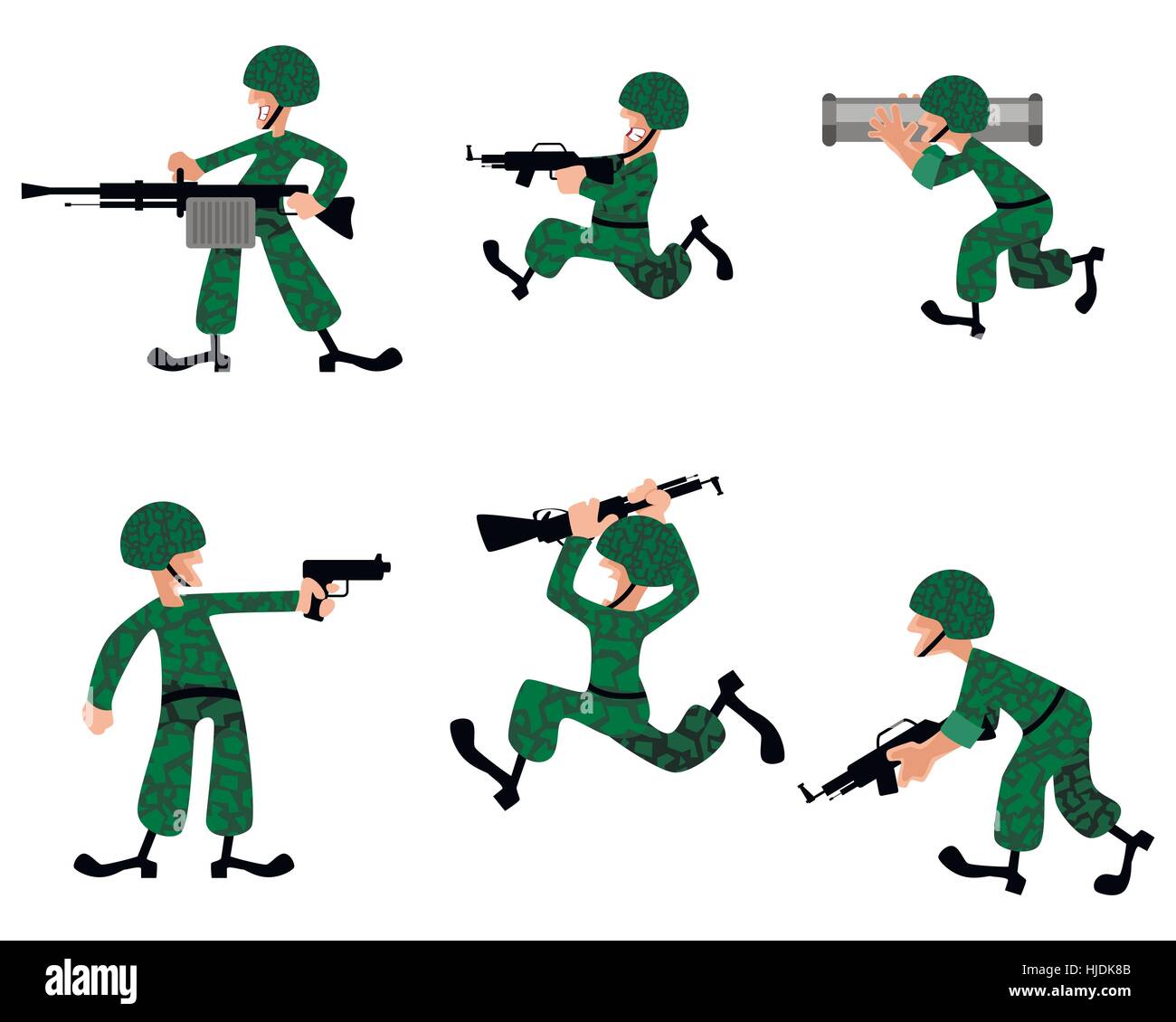 Military cartoon hi-res stock photography and images - Alamy