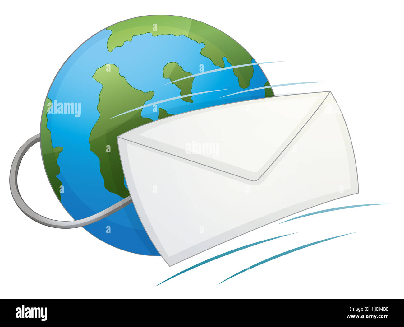 Illustration of an email icon Stock Photo - Alamy