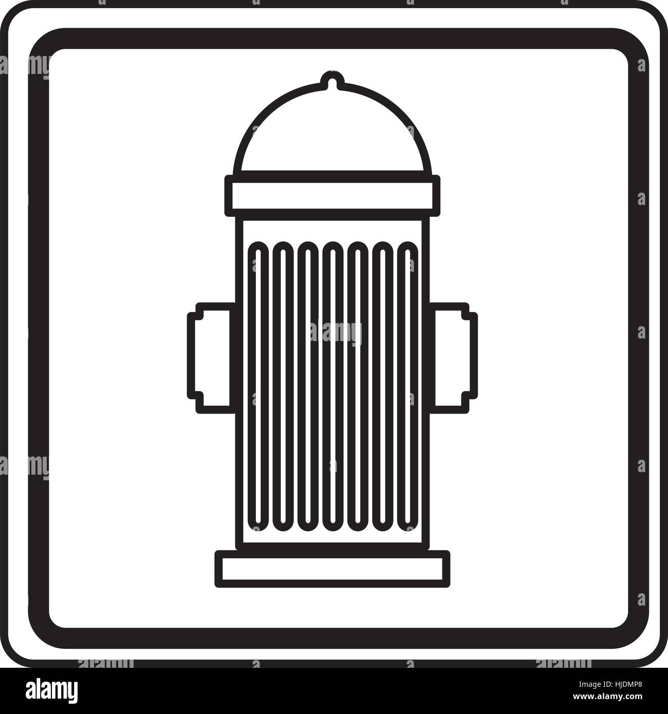 hydrant sign isolated icon vector illustration design Stock Vector ...