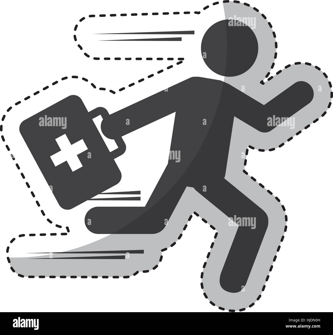 Paramedic running Stock Vector Images - Alamy