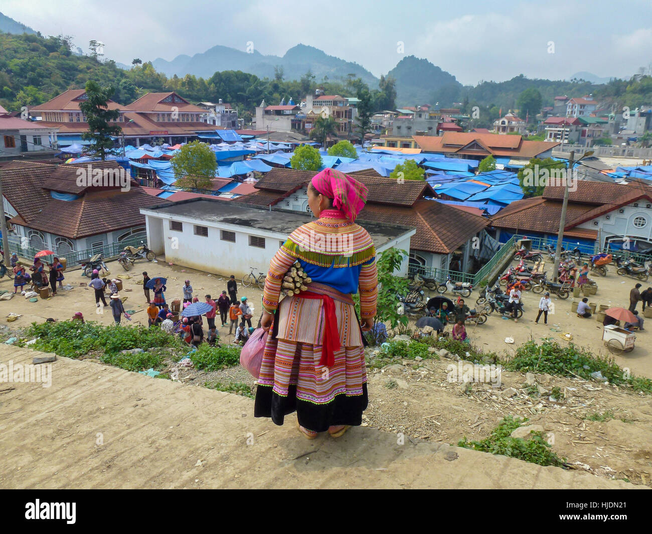 Local market at hmong village hi-res stock photography and images - Alamy