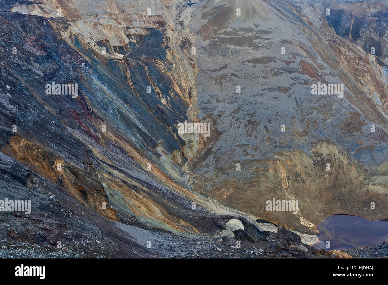 Polluted rivers and coastal areas as a result of mining and metallurgy ...