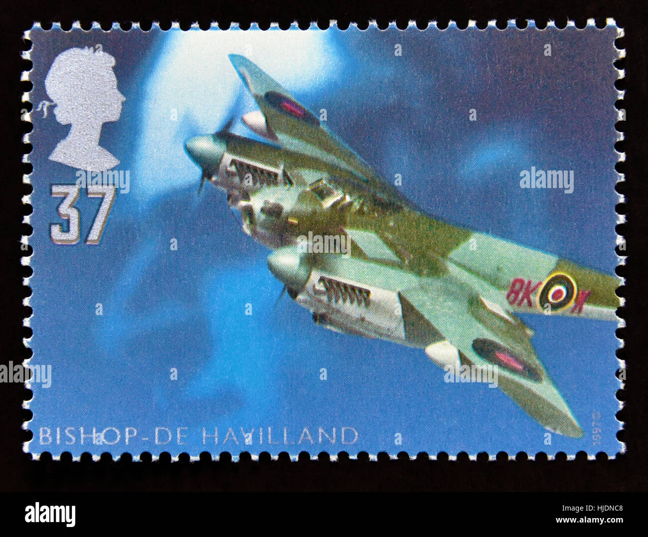 Postage stamp. Great Britain. Queen Elizabeth II. 1997. British ...