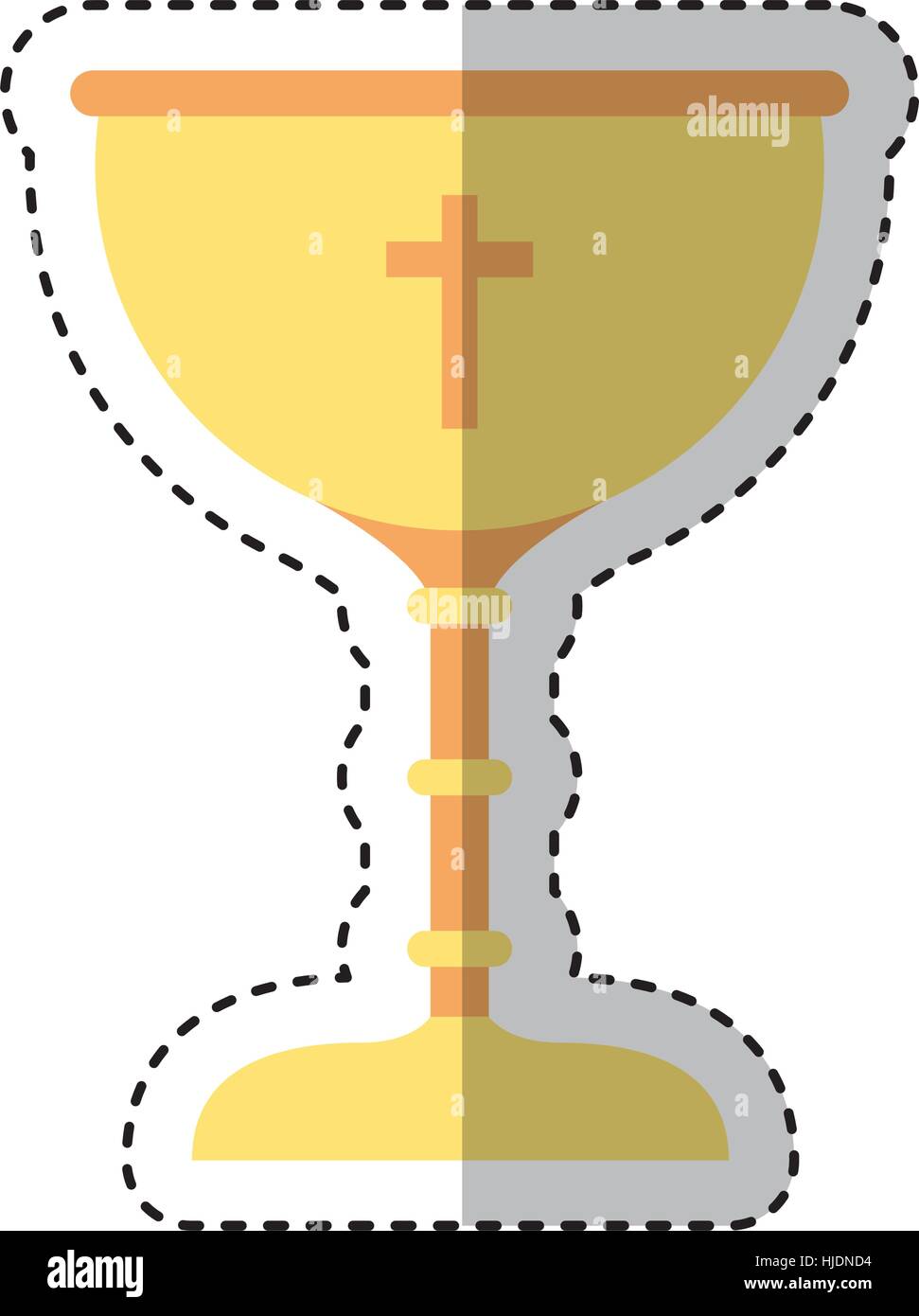 chalice first communion icon vector illustration design Stock Vector ...