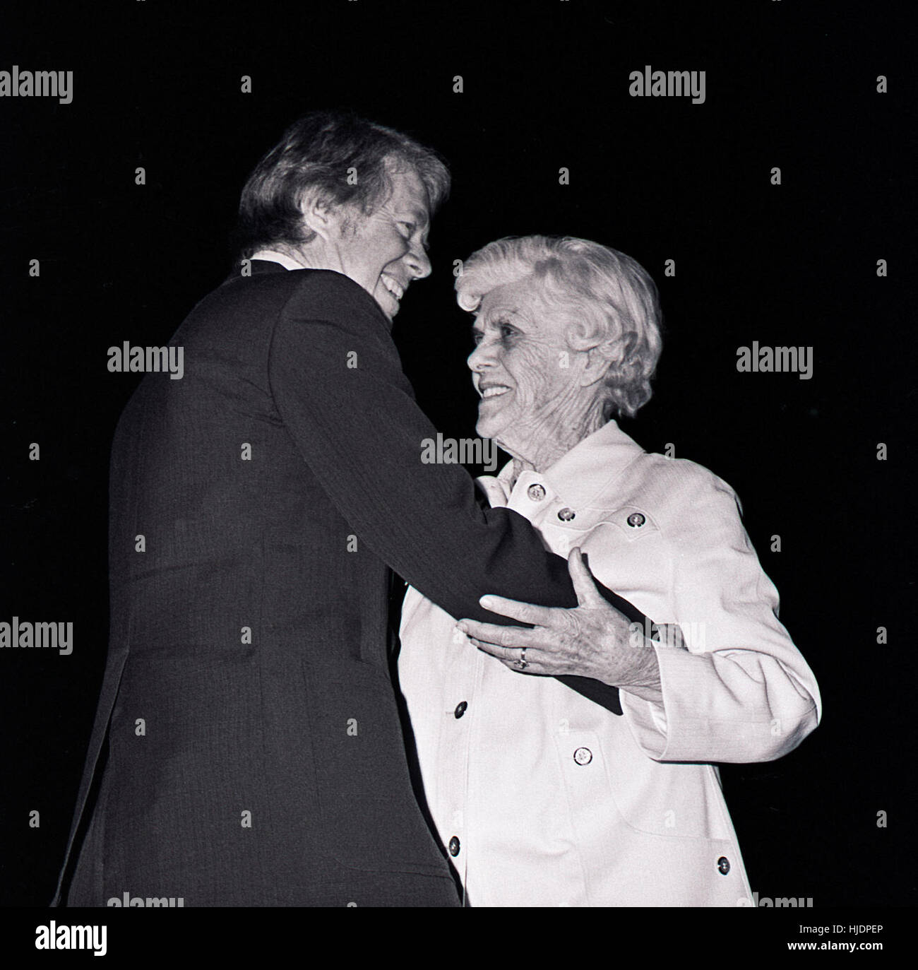 Georgia governor and 1976 Democratic presidential candidate hugs his ...