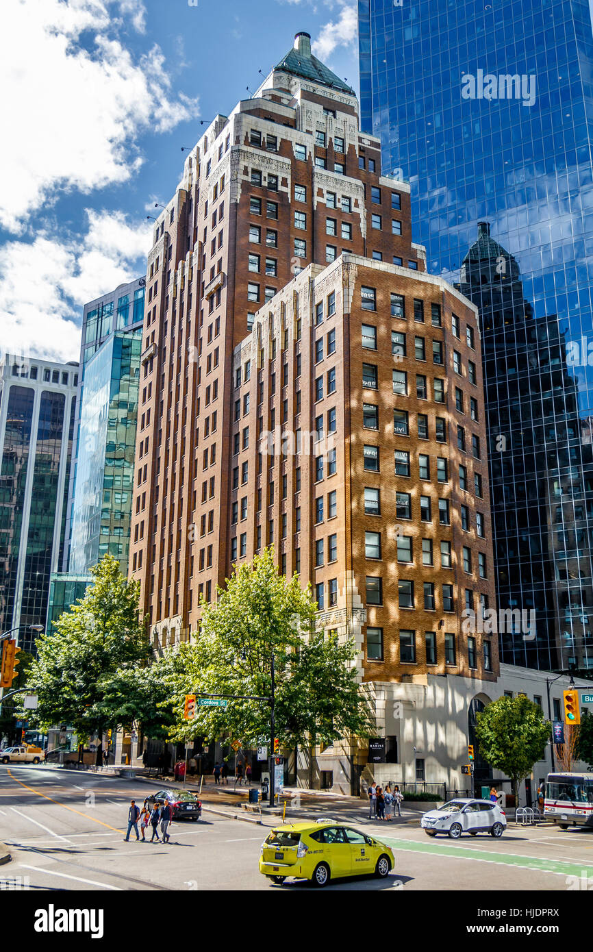 The 1930 Art Deco styled Marine Building at 355 Burrard Street ...