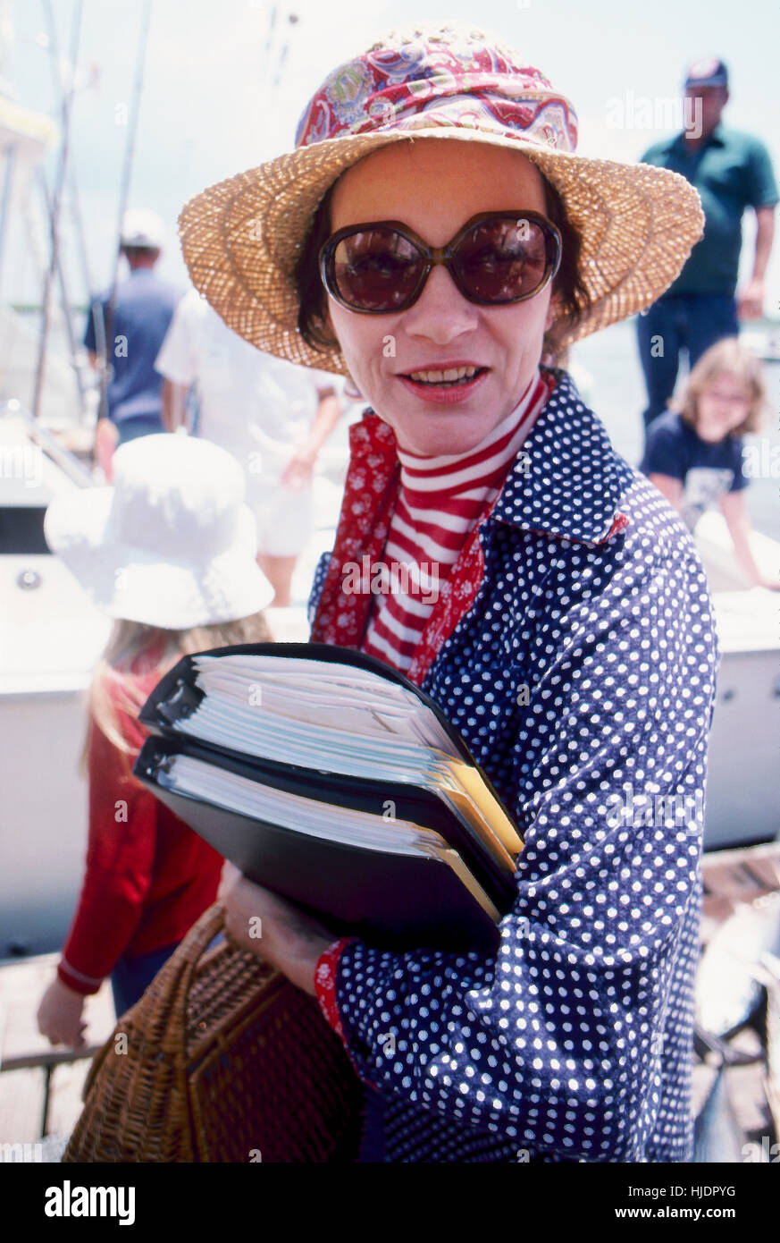 Rosalynn Carter, First Lady of the United States speaks with staff at a ...