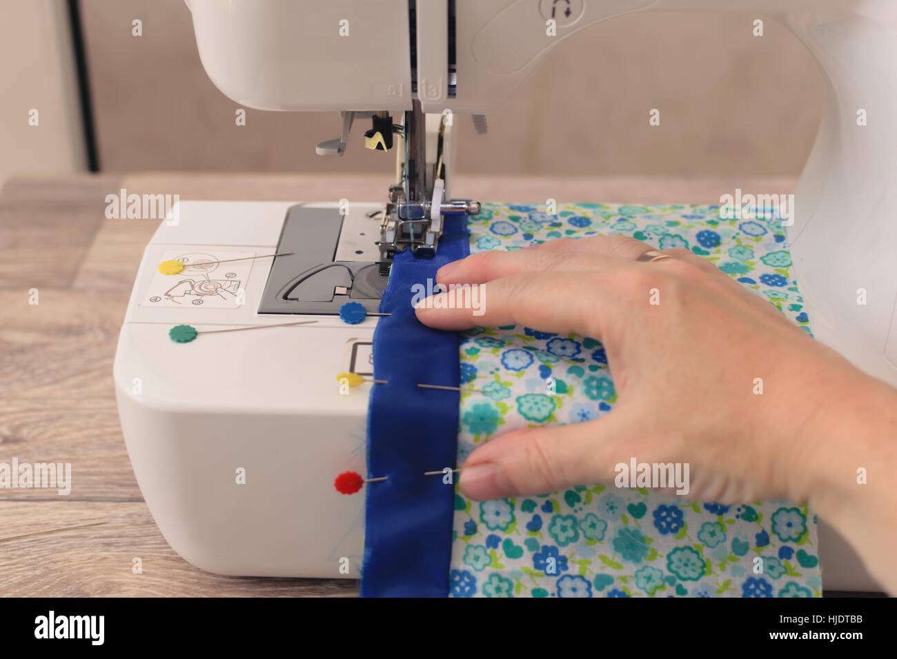 quilted patchwork stages Stock Photo - Alamy