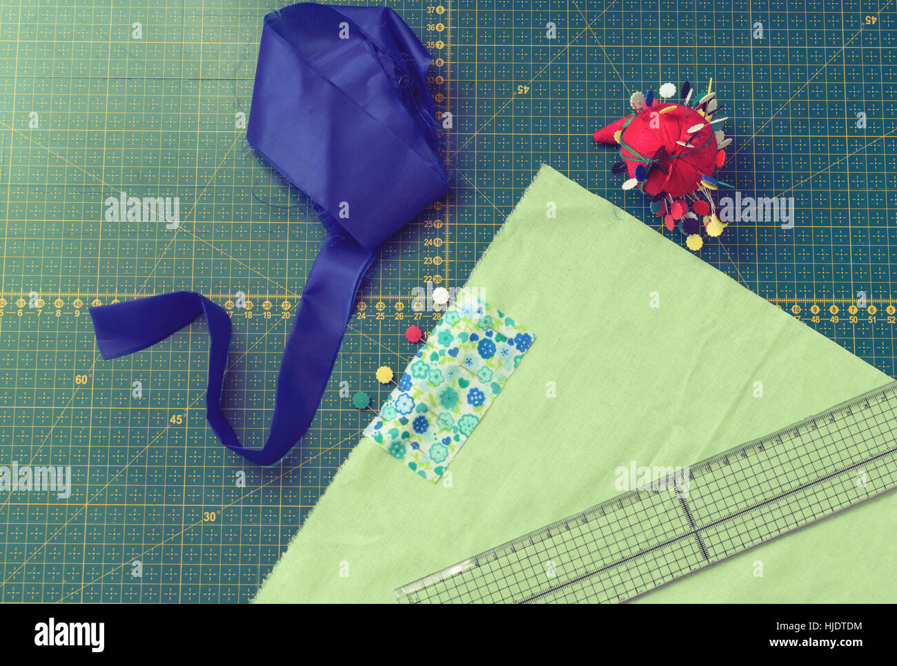 quilted patchwork stages Stock Photo - Alamy