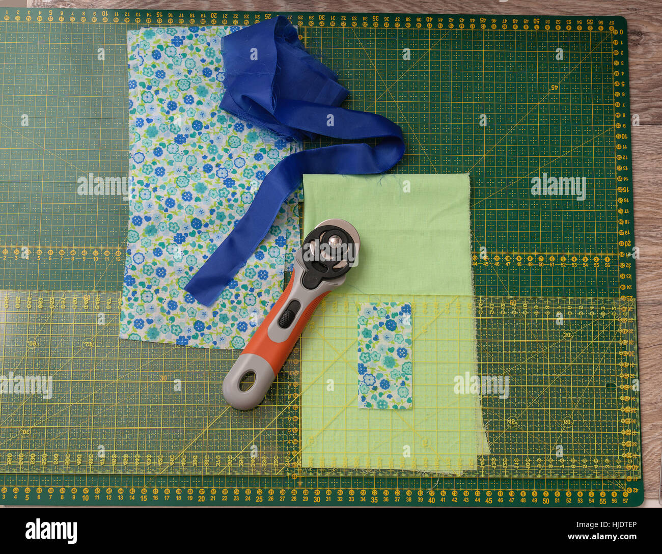 quilted patchwork stages Stock Photo - Alamy