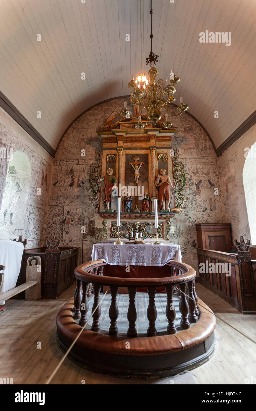 Interior gothic medieval parish hi-res stock photography and images - Alamy