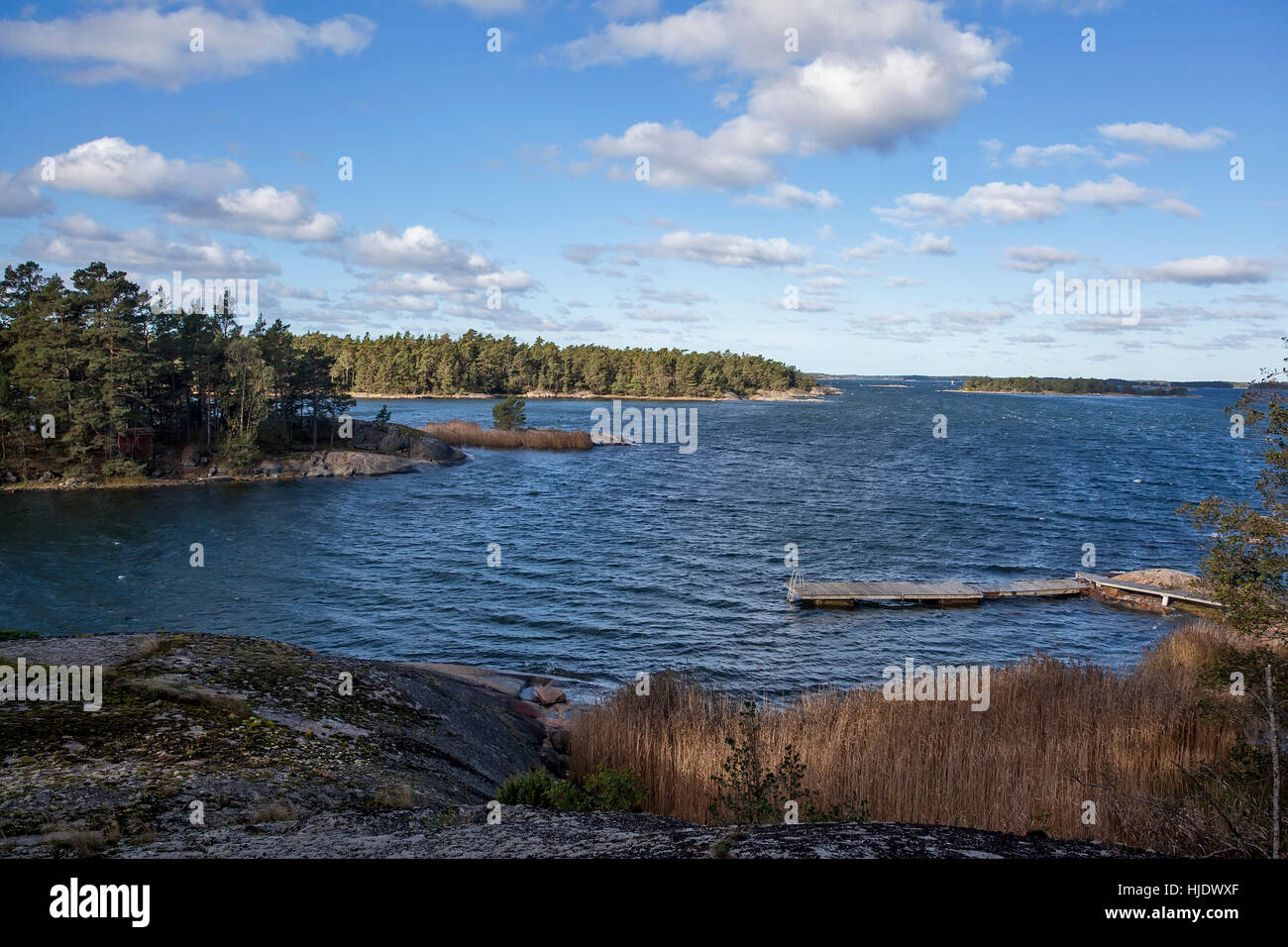 Scenes from the sea in Finland Stock Photo - Alamy