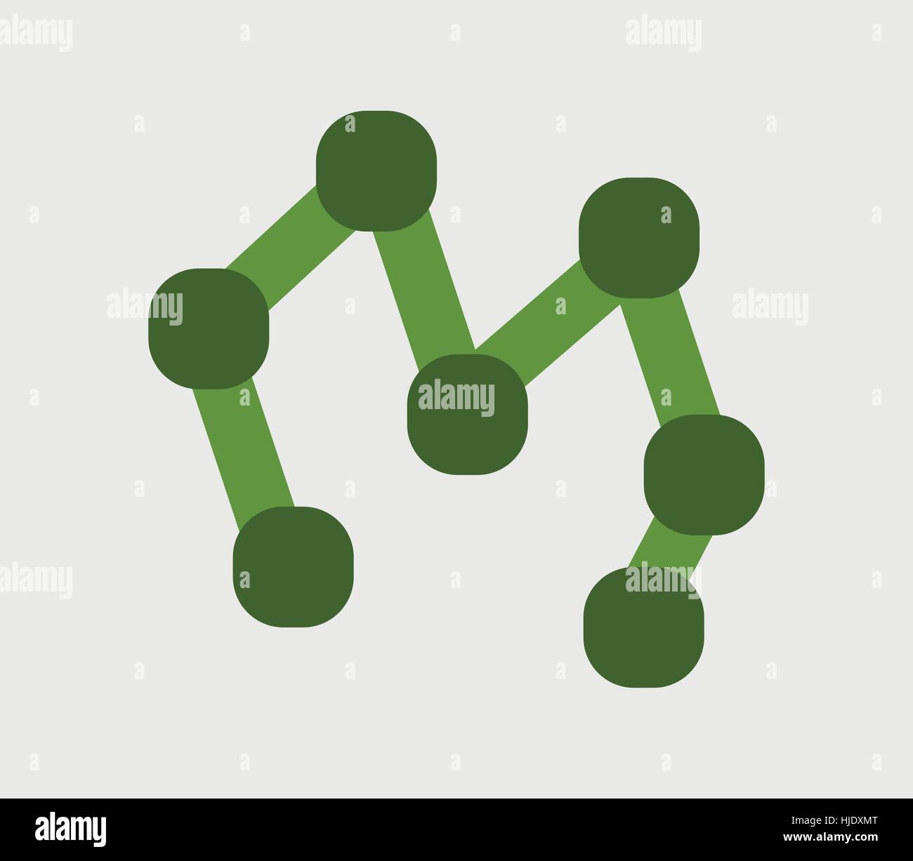 Molecular model icon graphic hi-res stock photography and images - Alamy