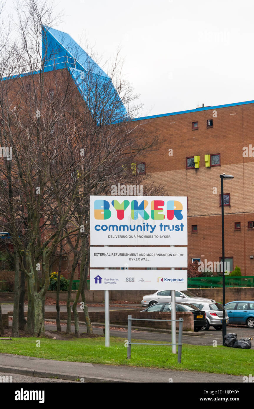 Byker wall hi-res stock photography and images - Alamy