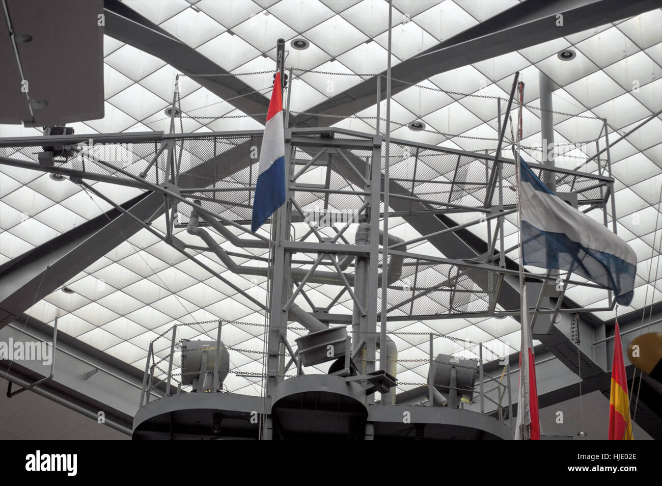 A ship control tower in a museum display Stock Photo - Alamy