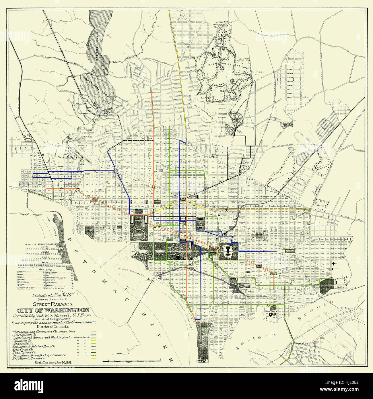 Washington dc map hi-res stock photography and images - Alamy