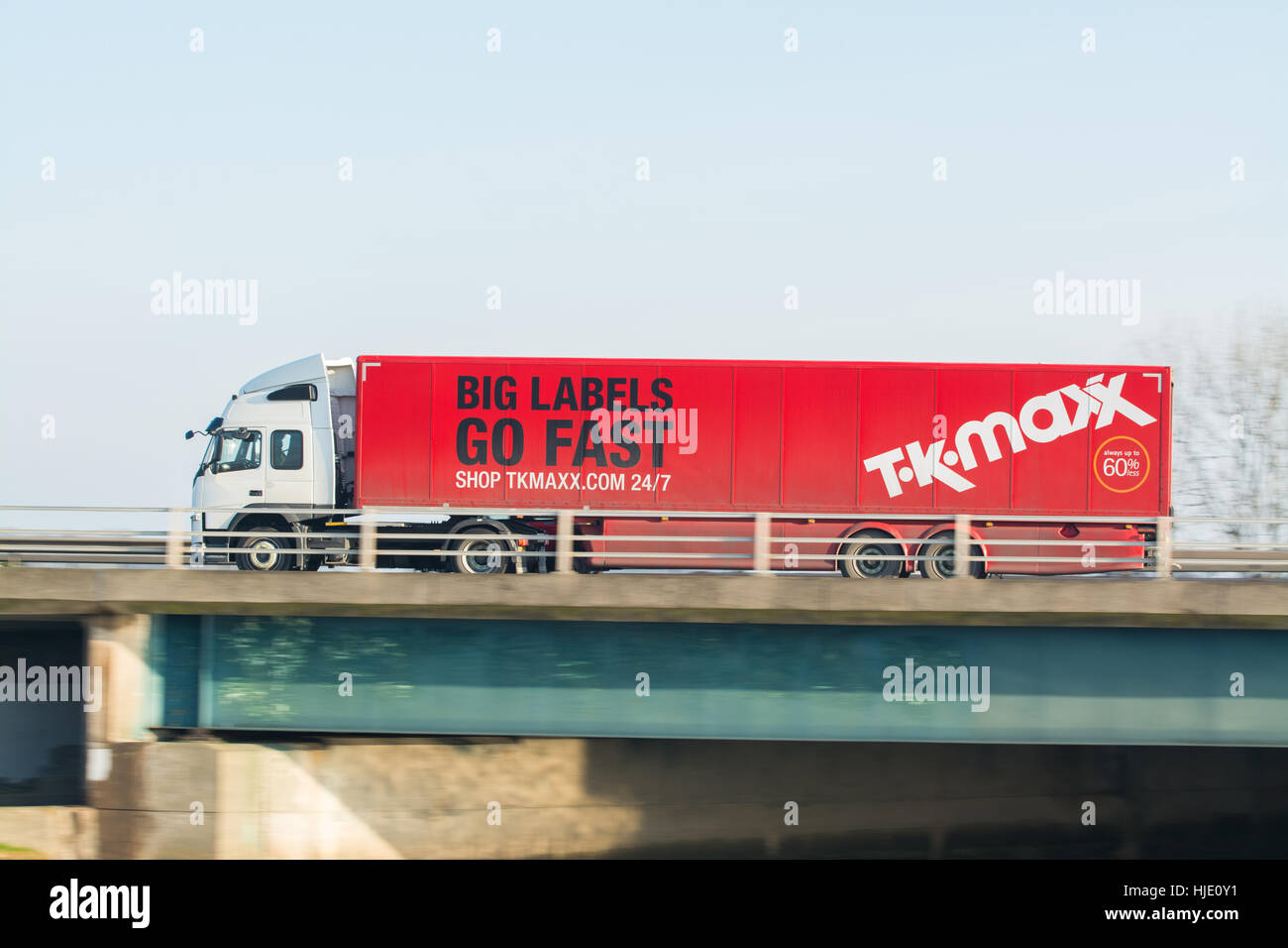 TK Maxx distribution lorry - Scotland, UK Stock Photo - Alamy