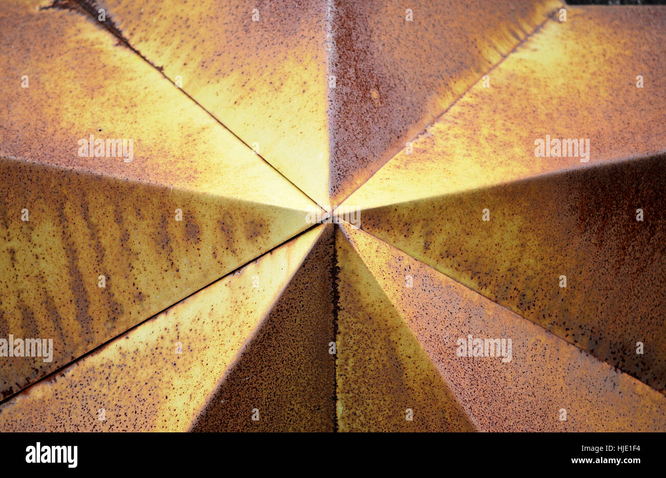 A closeup of rustic gold star Stock Photo - Alamy