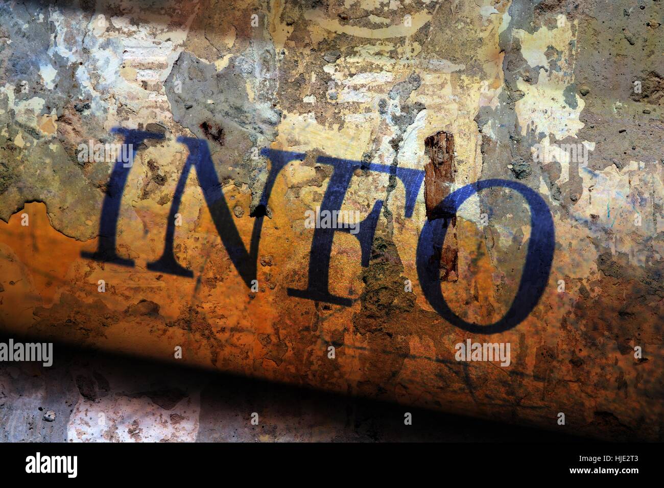 Info text grunge concept Stock Photo - Alamy