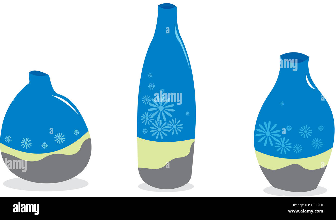 blue, object, art, isolated, colour, graphic, green, painting, flower ...