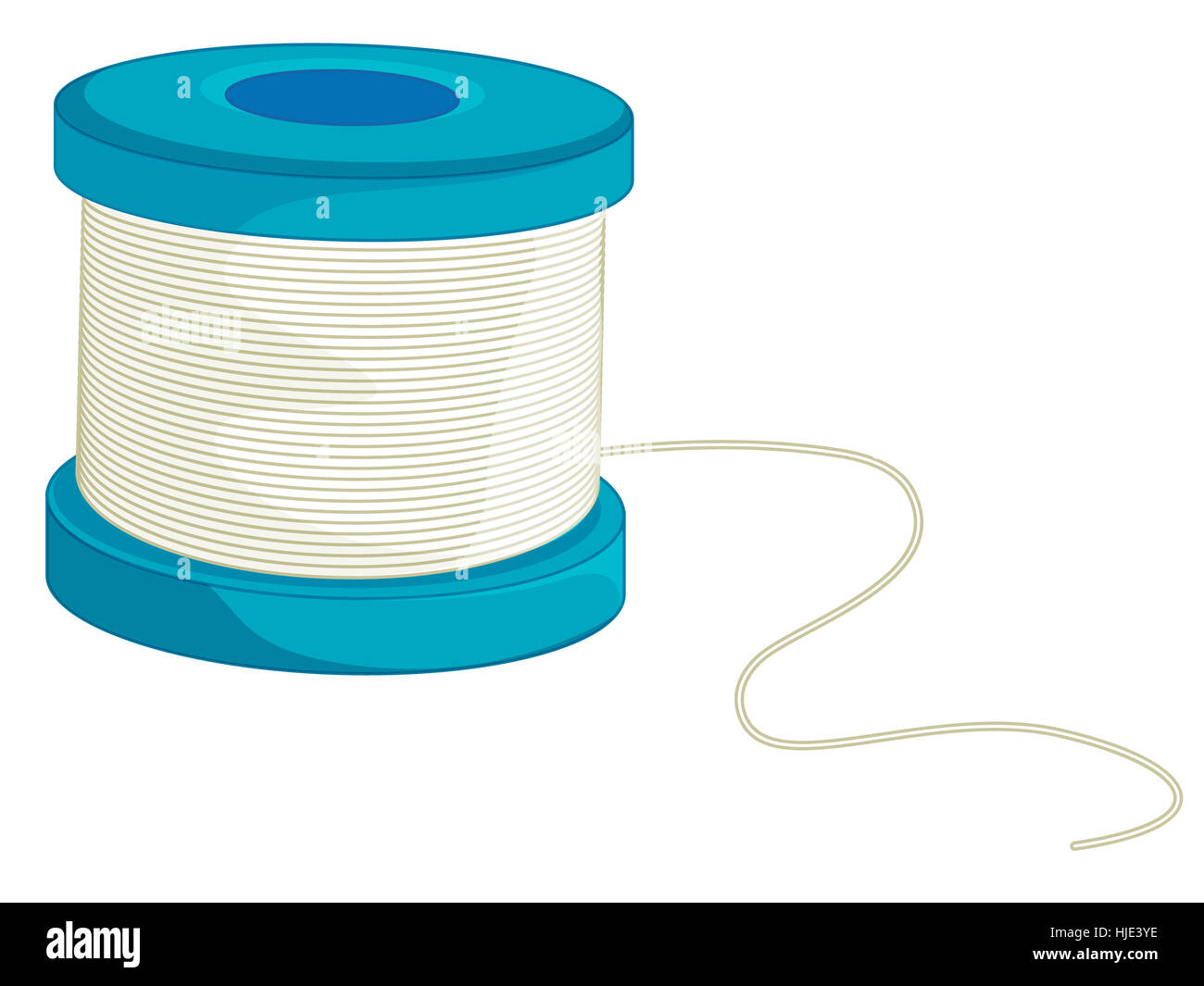 object, isolated, illustration, fishing, string, wire, roll, element ...