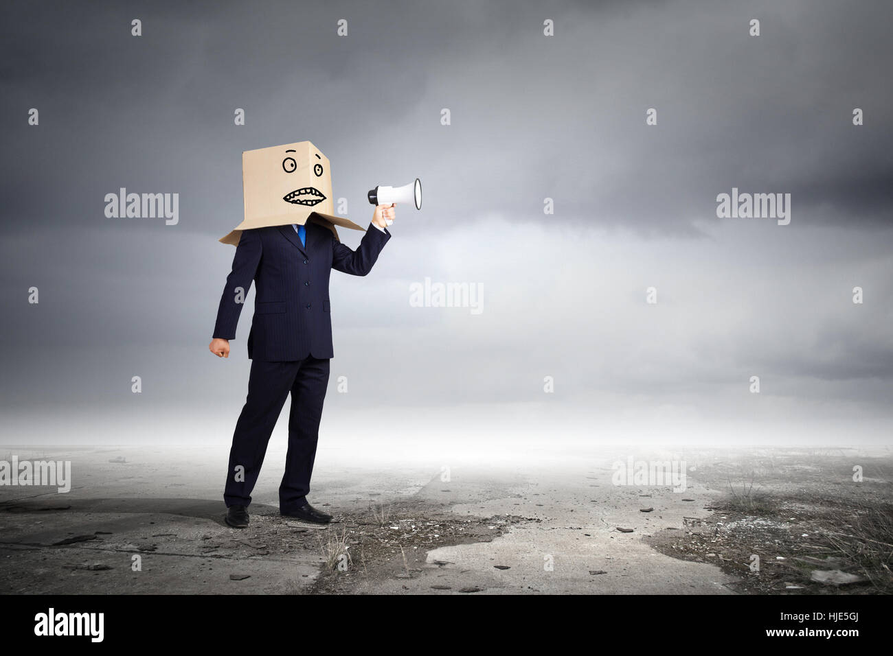 Screaming man drawing hi-res stock photography and images - Alamy