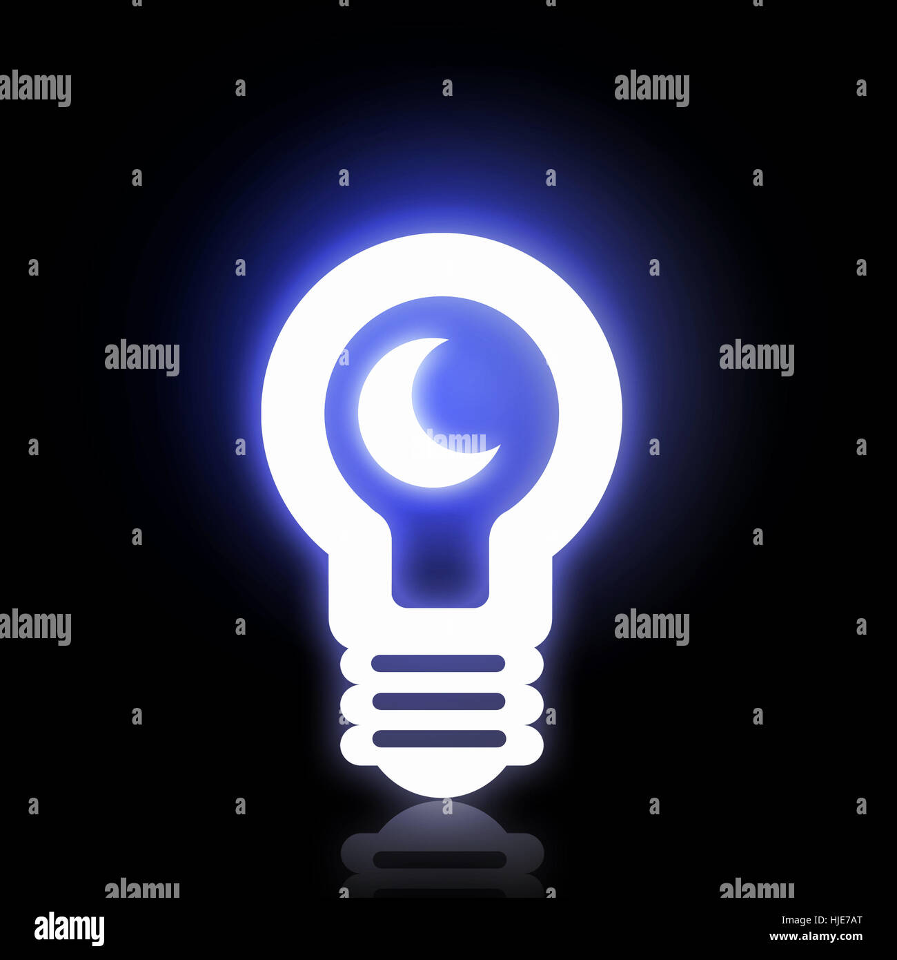 Moon symbol icon hi-res stock photography and images - Alamy