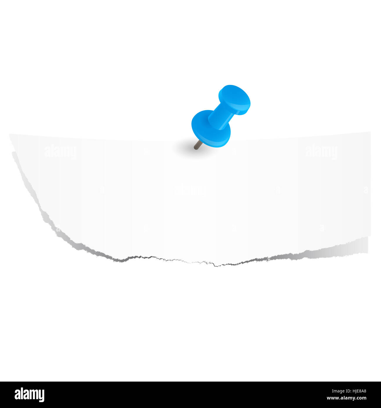 scraps of paper with pin Stock Photo - Alamy