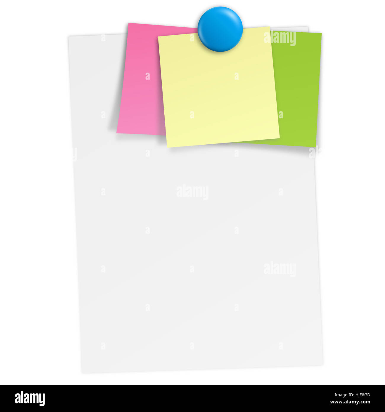 blue, info, office, note, memo, slip, inform, isolated, optional ...