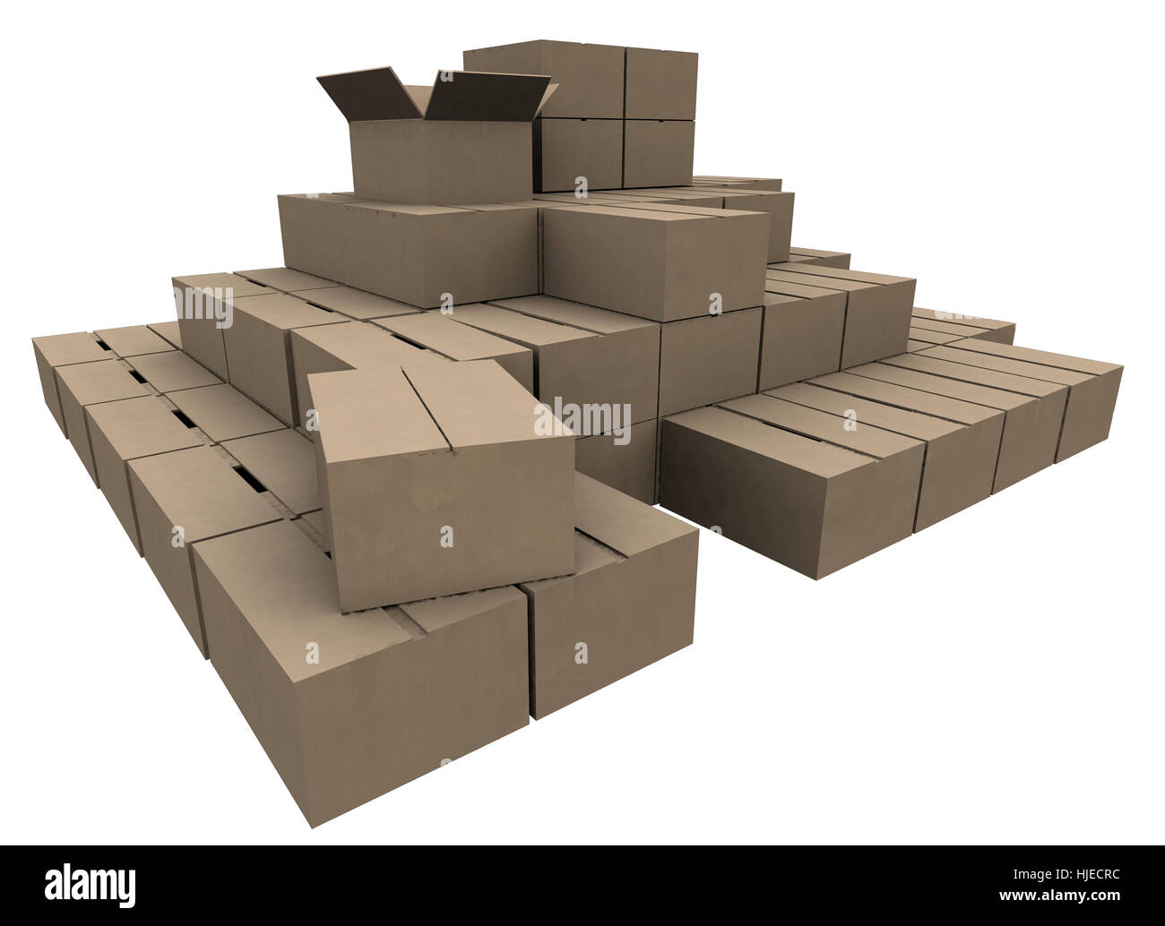 transport, to make a journey, stack, wrap up, cardboard, carton ...