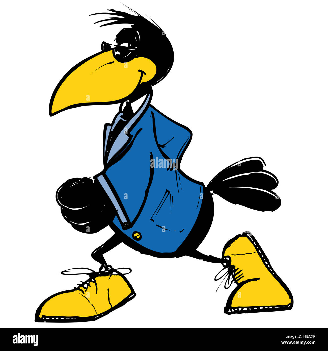 Illustration crow hi-res stock photography and images - Alamy