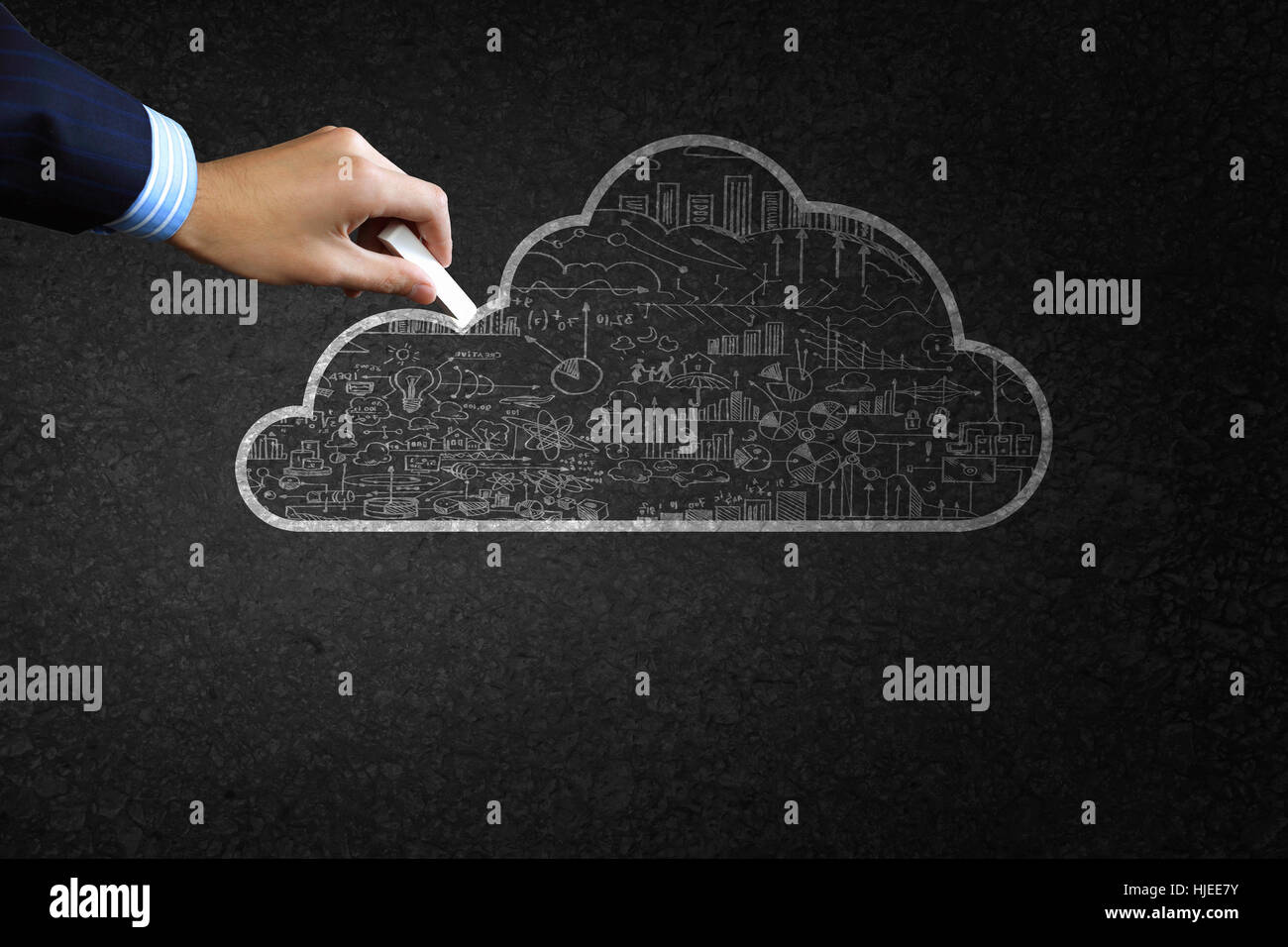 Cloud computing concept diagram in hi-res stock photography and images ...