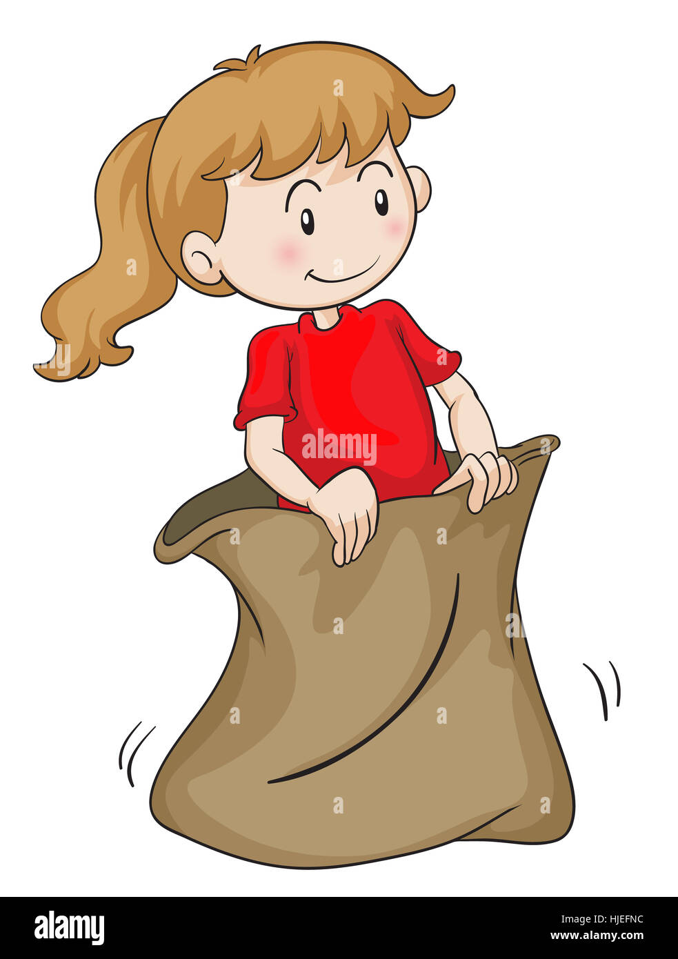 Children playing childs game Cut Out Stock Images & Pictures - Alamy