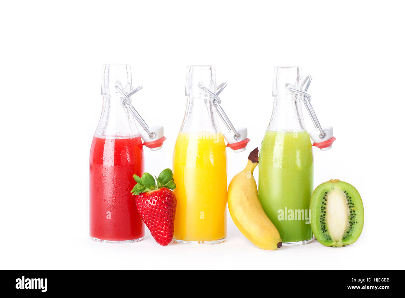 fresh fruit juice with fruit Stock Photo - Alamy